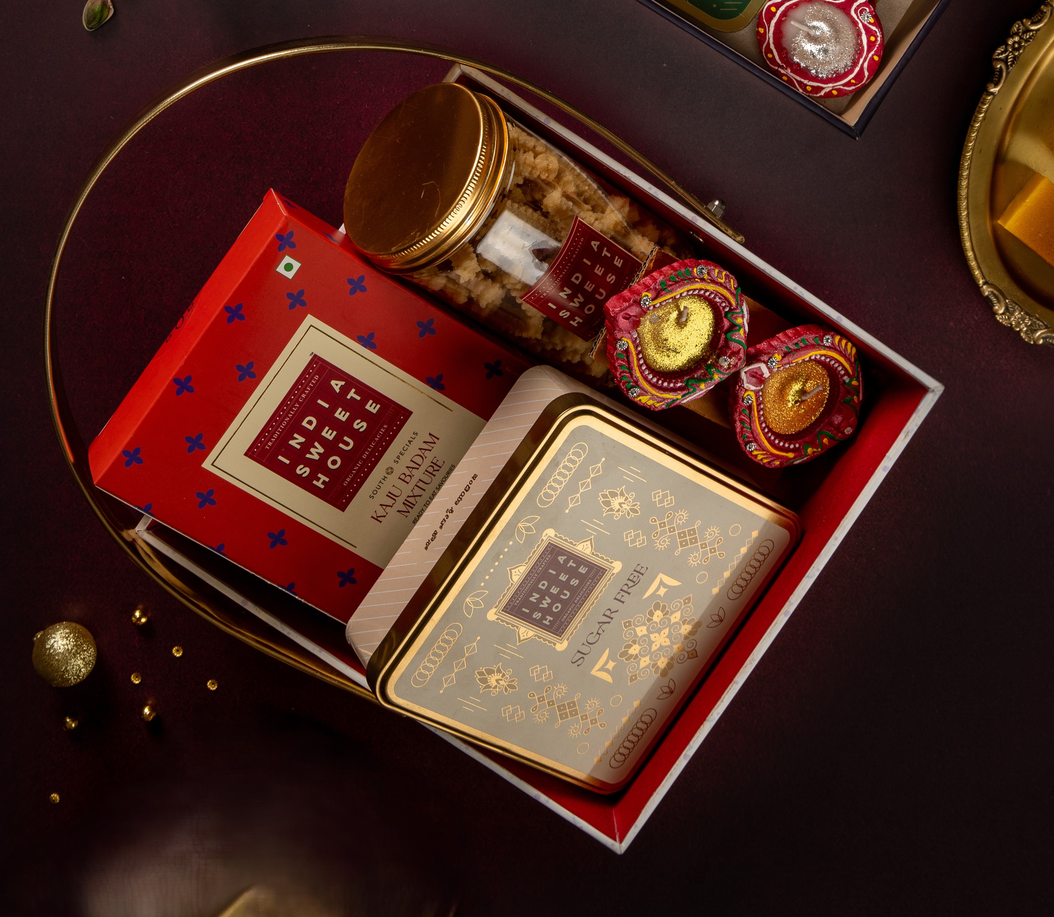 Gomedh -Dryfruit Gift Hampers - Basket Square