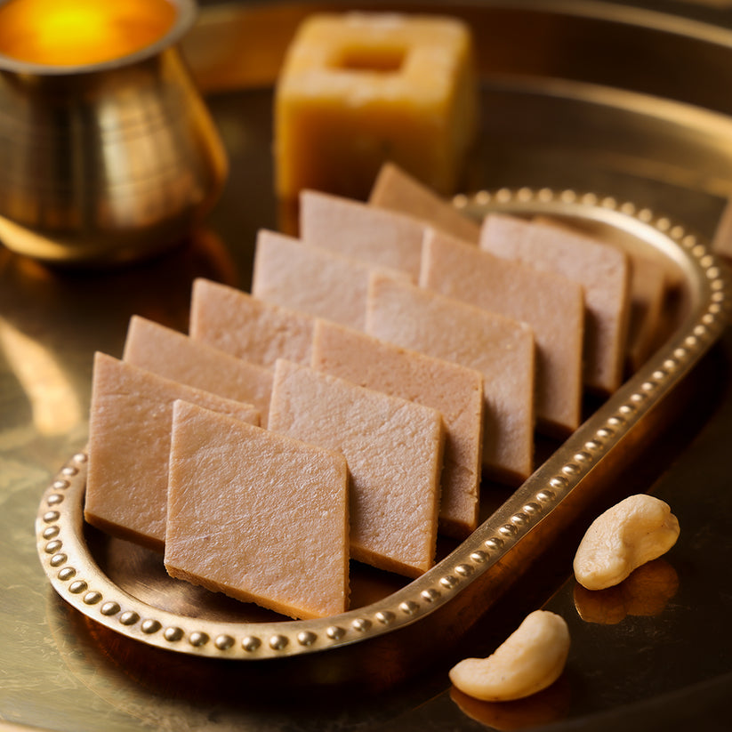 Jaggery Kaju Katli