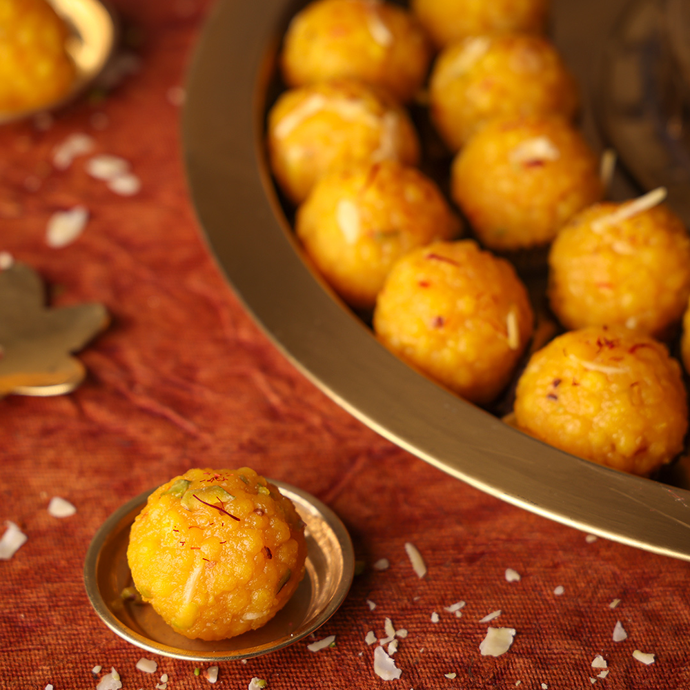 Jodhpuri Kesar Laddu